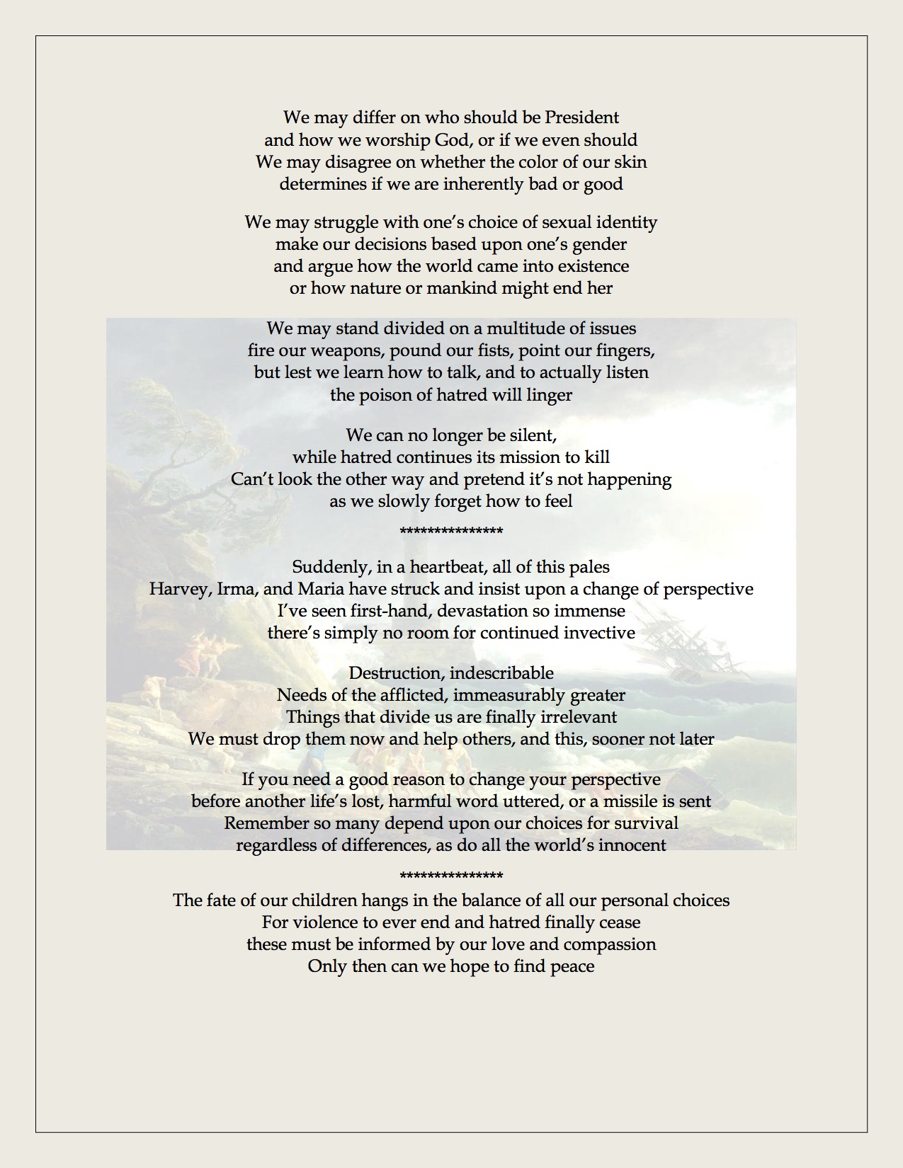 A Storm Can Change the Balance | The San Diego Psychologist